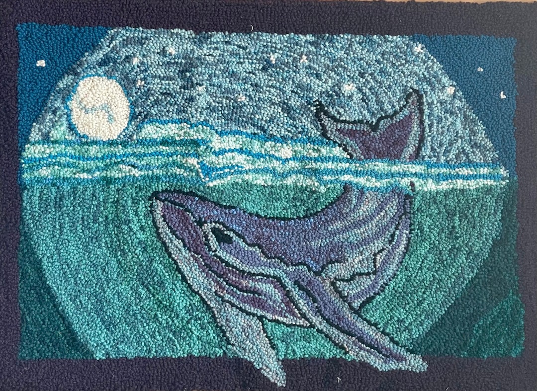 Whale Rug Hooking Kit - Etsy