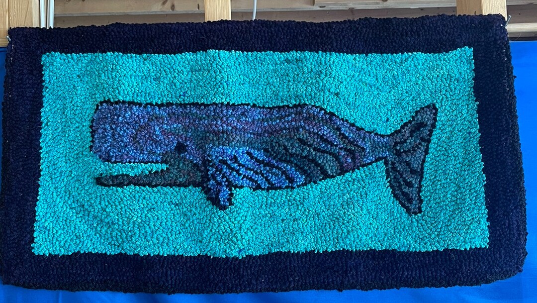 Sperm Whale Rug Hooking Kit - Etsy
