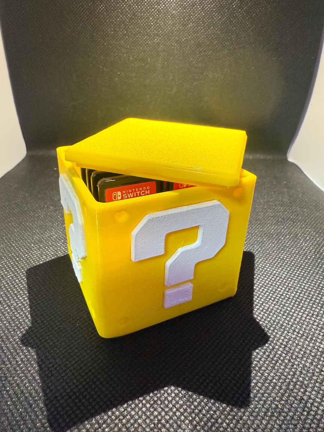 3d Printed Box, Question Mark Box, Switch Game Holder, Micro Sd Holder ...