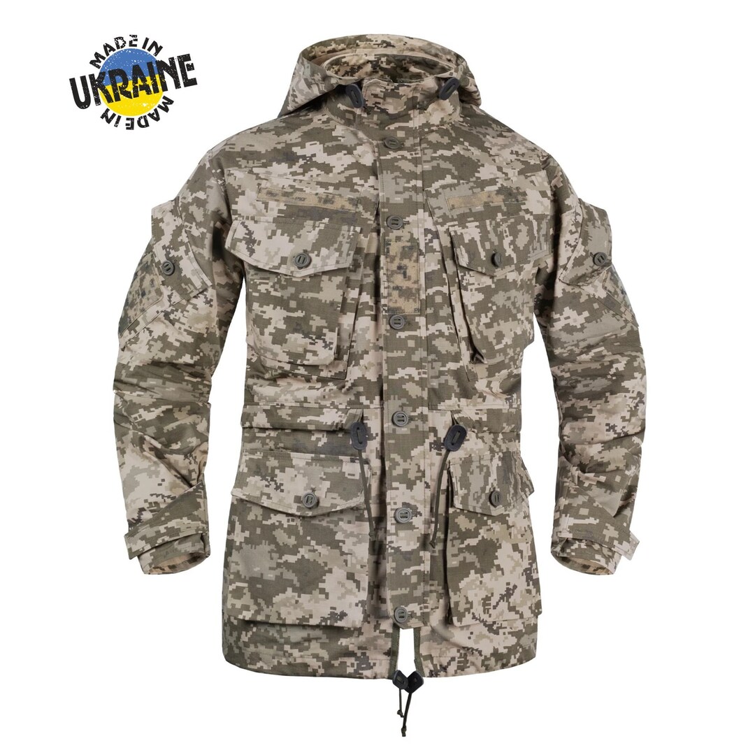New Ukraine SAS Smock Jacket UA Digital Camo MM-14 Combat Windproof - Etsy