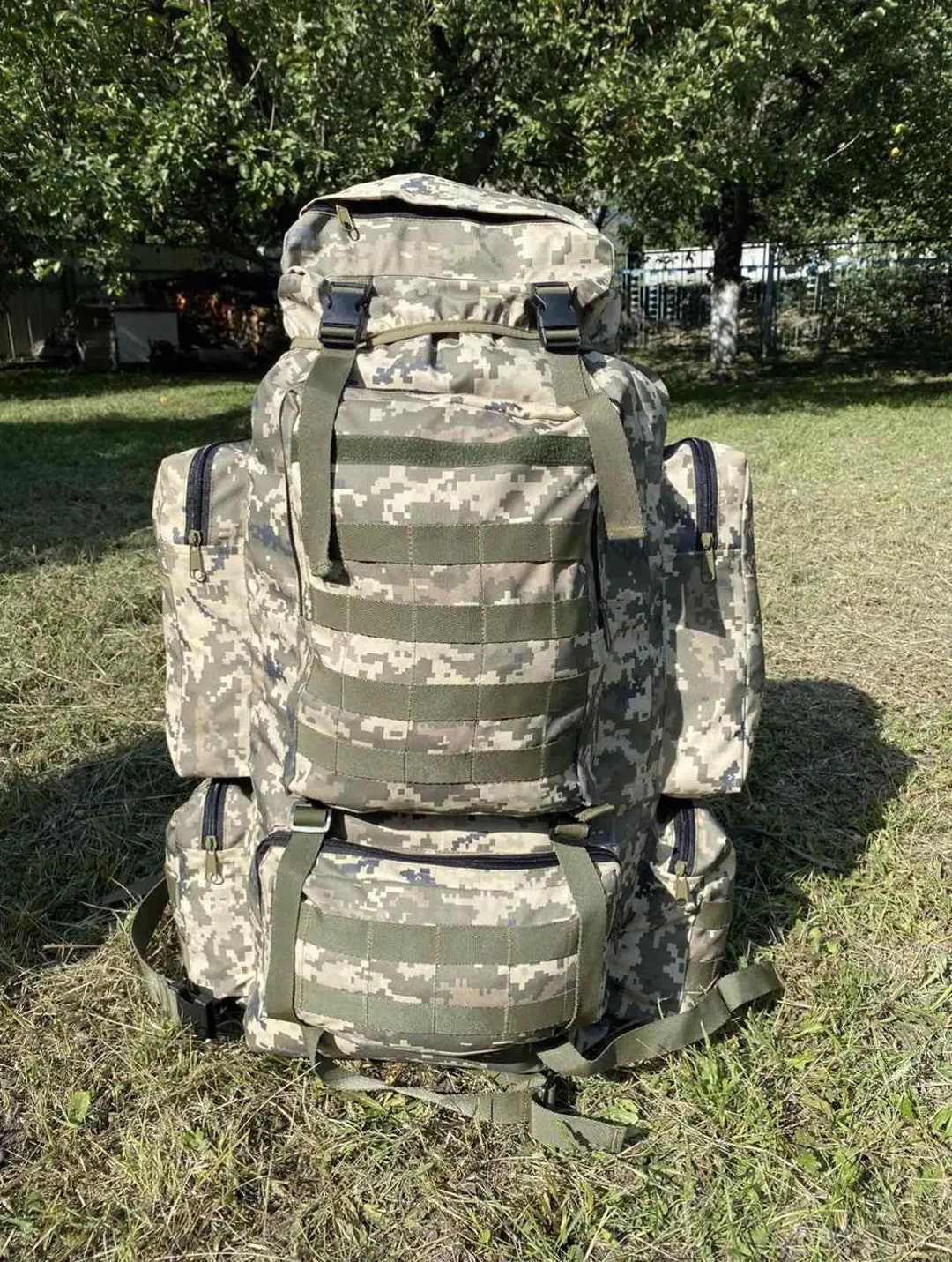 War in Ukraine 2022. Tactical Backpack UA 110 L Pixel Military Army ...
