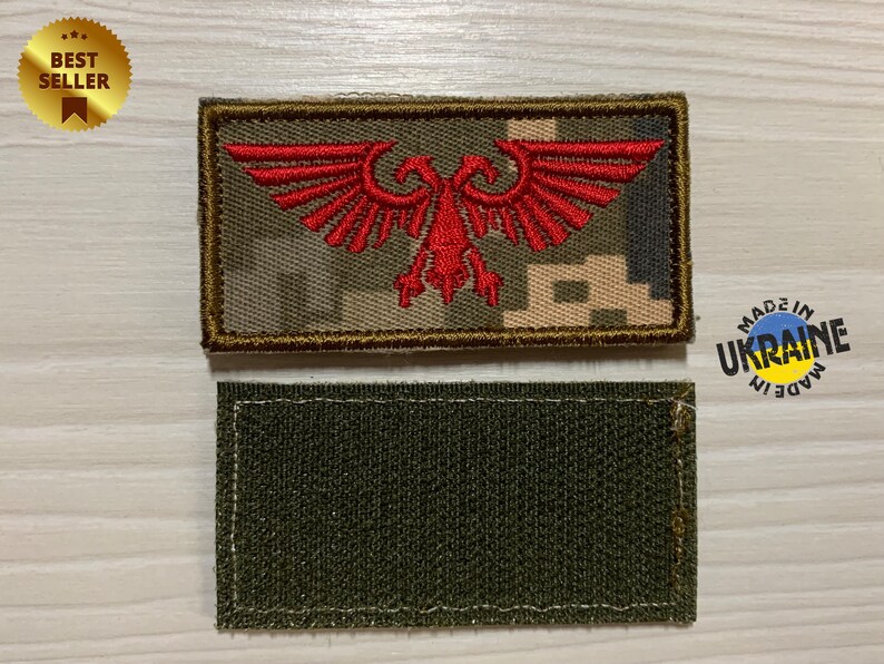 Imparial Aquila Blue , Red , Black , Green Logo Patch Embroidered MM-14 ...