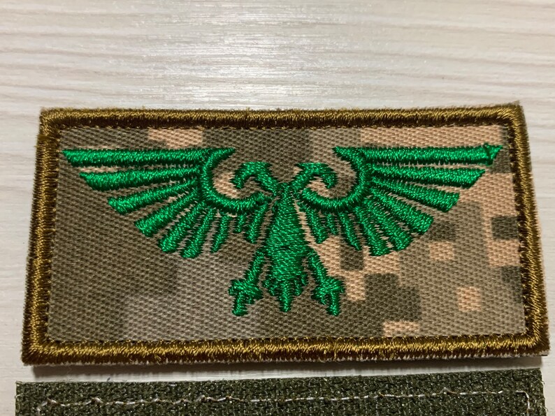 Imparial Aquila Blue , Red , Black , Green Logo Patch Embroidered MM-14 ...