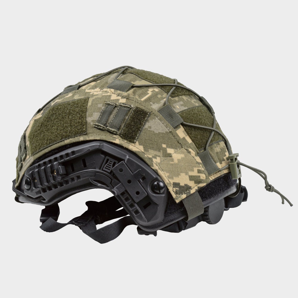 TOPTACPRO Tactical Helmet Cover for FAST Ukrainian Army Cover MM14 ...