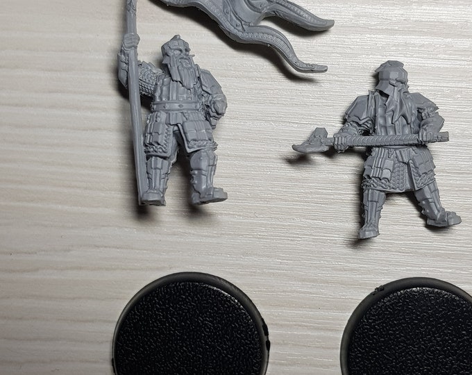 Lord of the Rings Iron Hills Dwarf Command With Mattocks - Etsy