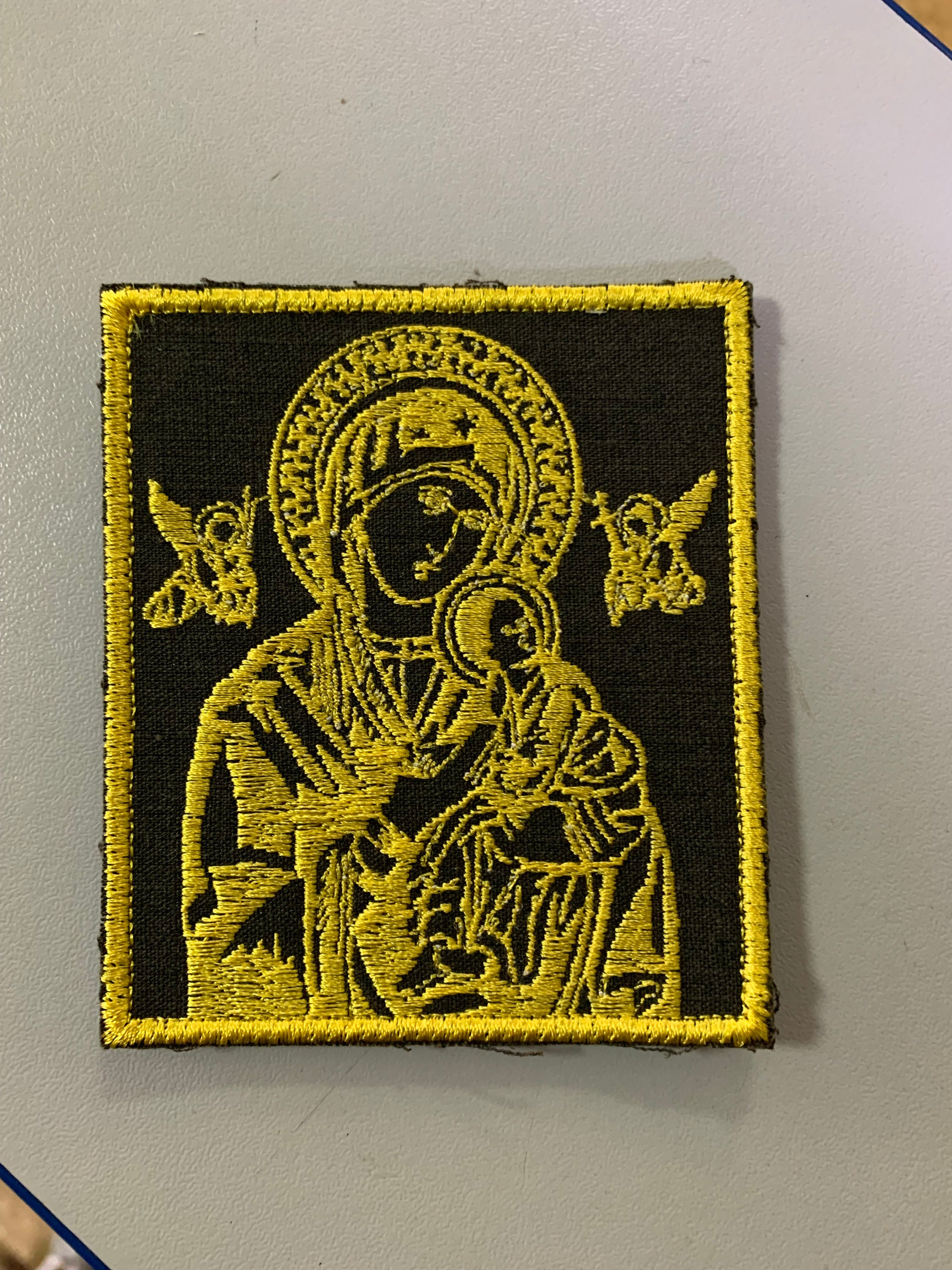 NEW Ukrainian Army Original Morale Patch Mother God Icon Tactical ...