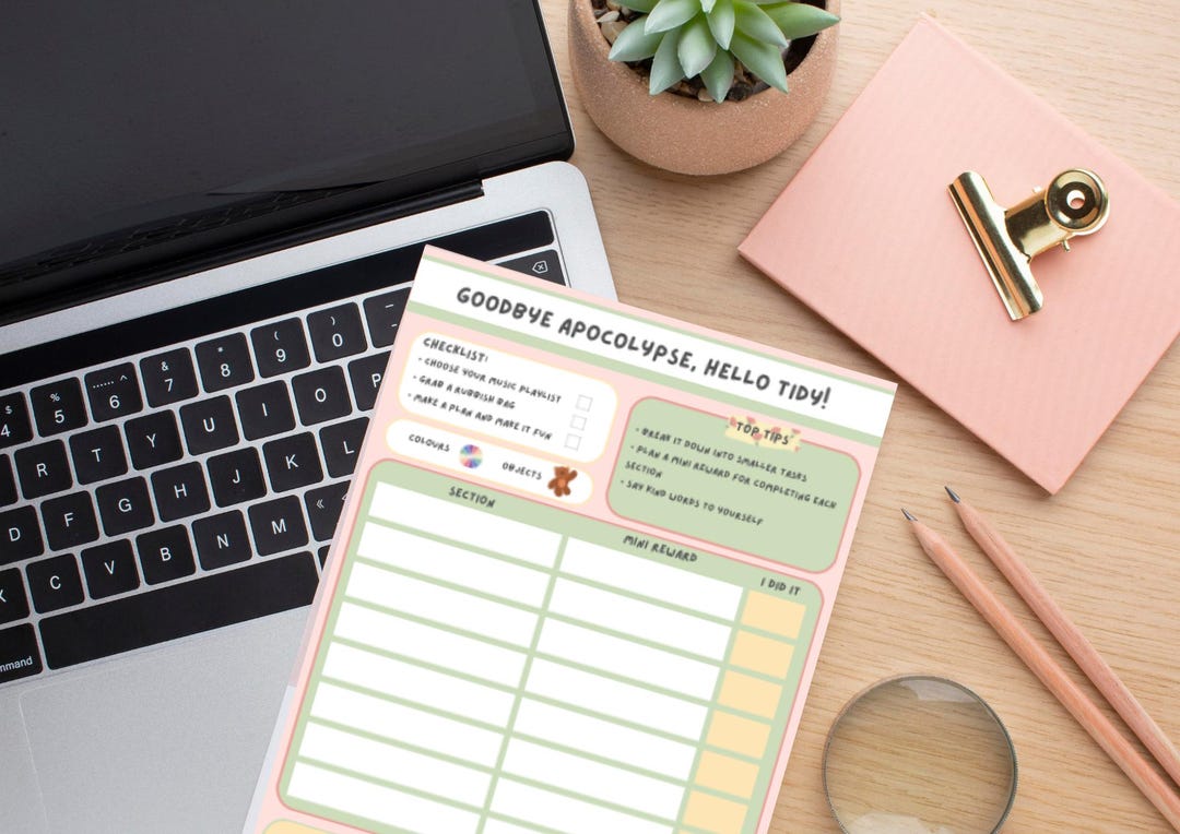 Printable Declutter Home Worksheet | Fun and Reward Based Planner for ...