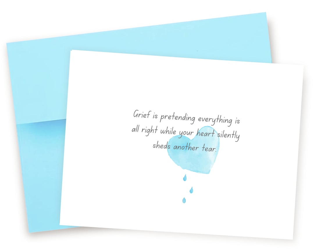 Grieving Card, Loss Card, Sympathy Card, Comfort Card, Mourning Card ...