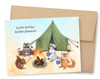 Adventure Birthday Card - Etsy