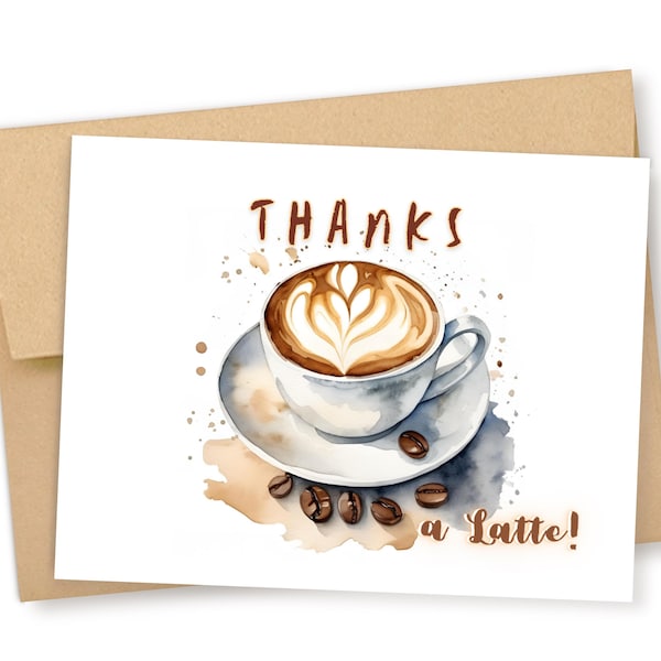 Coffee Thank You - Etsy