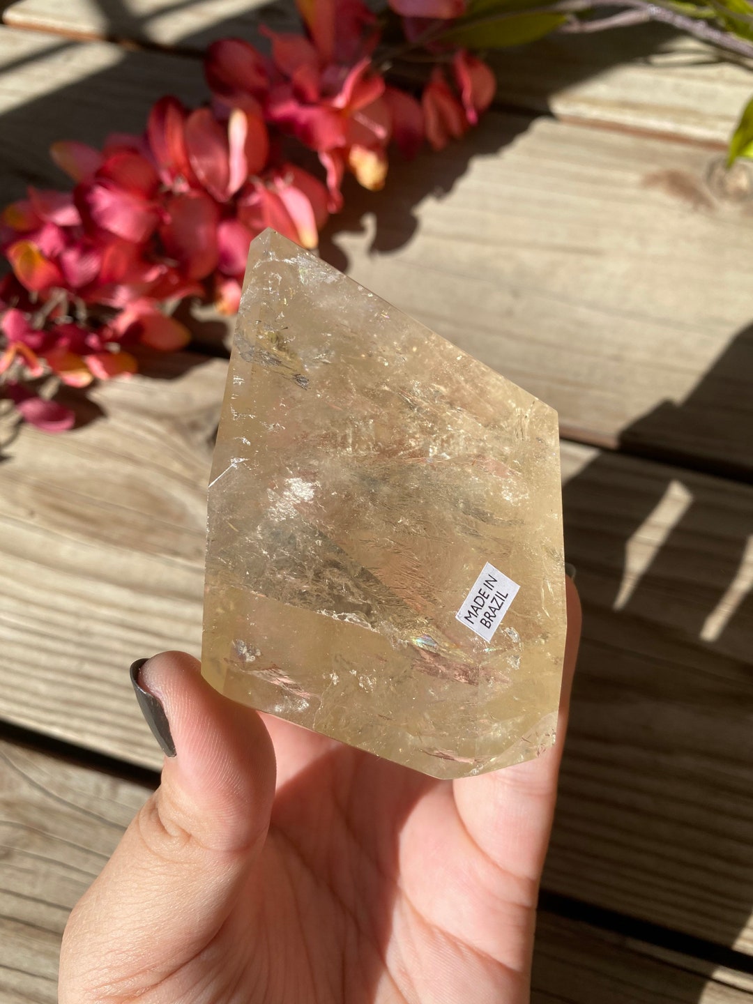 Golden Natural Citrine Freeform - Etsy