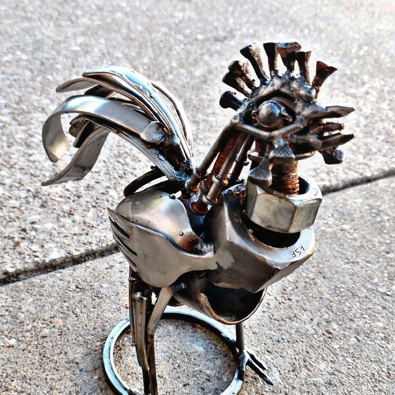 Upcycled Metal Art - Etsy