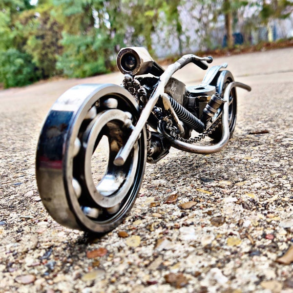 Motorcycle Sculpture - Etsy