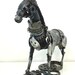 Recycled Metal Donkey Sculpture: Farmhouse Decor, Handmade Steel Art ...