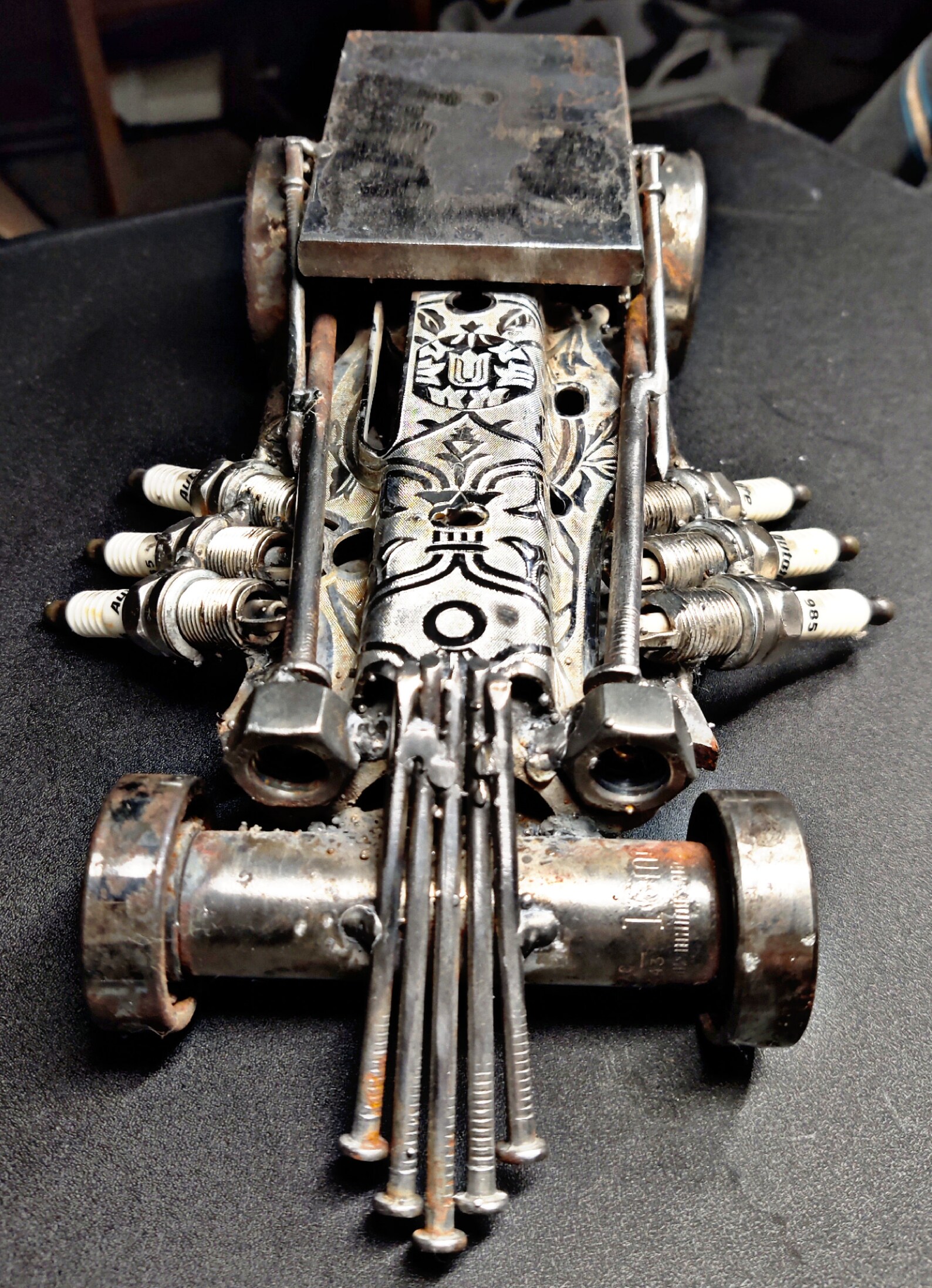 Custom Made Rat Rod Metal Art Sculpture Car - Etsy