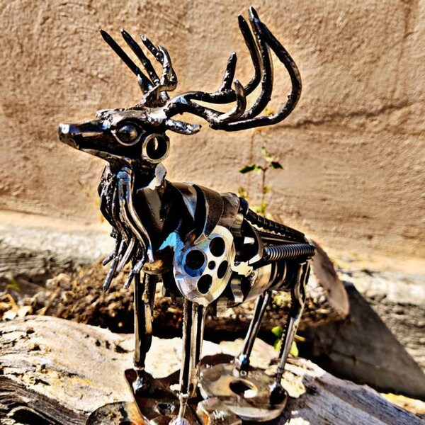 Deer Metal Sculpture - Etsy