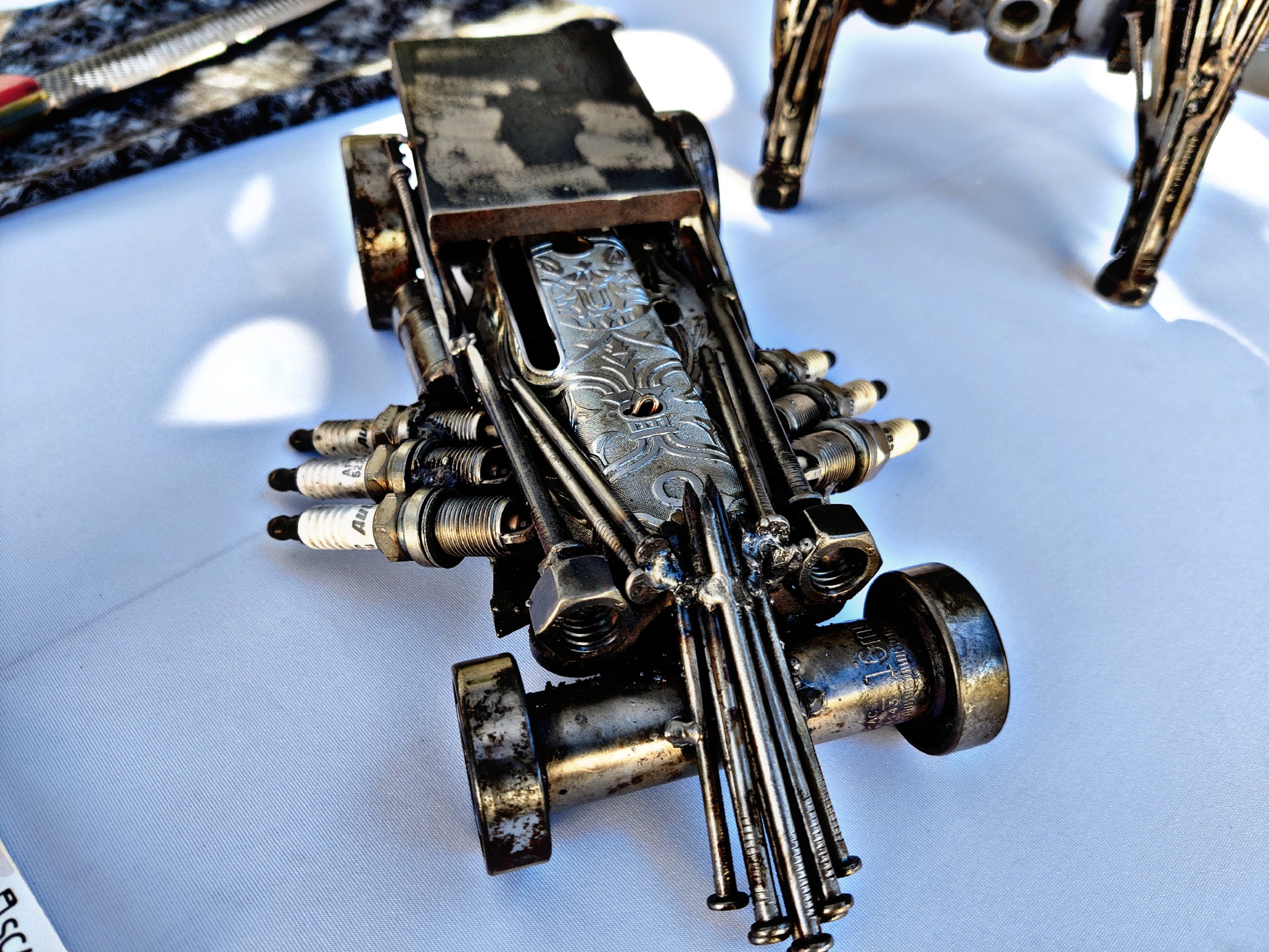 Custom Made Rat Rod Metal Art Sculpture Car - Etsy