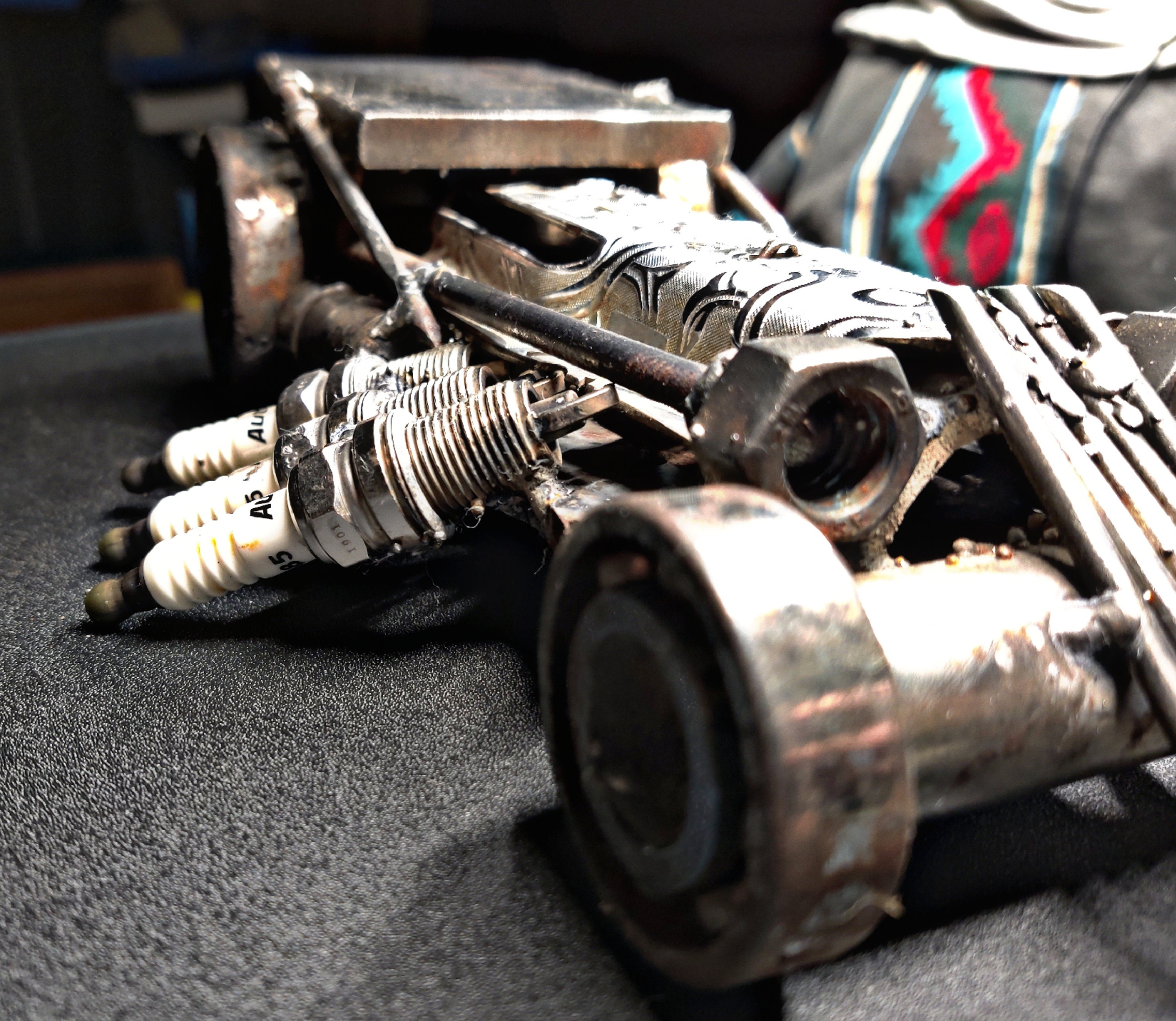 Custom Made Rat Rod Metal Art Sculpture Car - Etsy