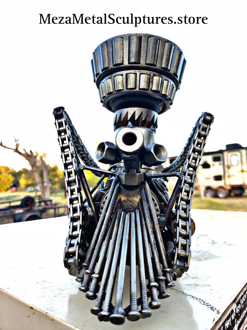 Steam Train Metal Art, Welded Metal Art, Steampunk, Train Made to Order ...