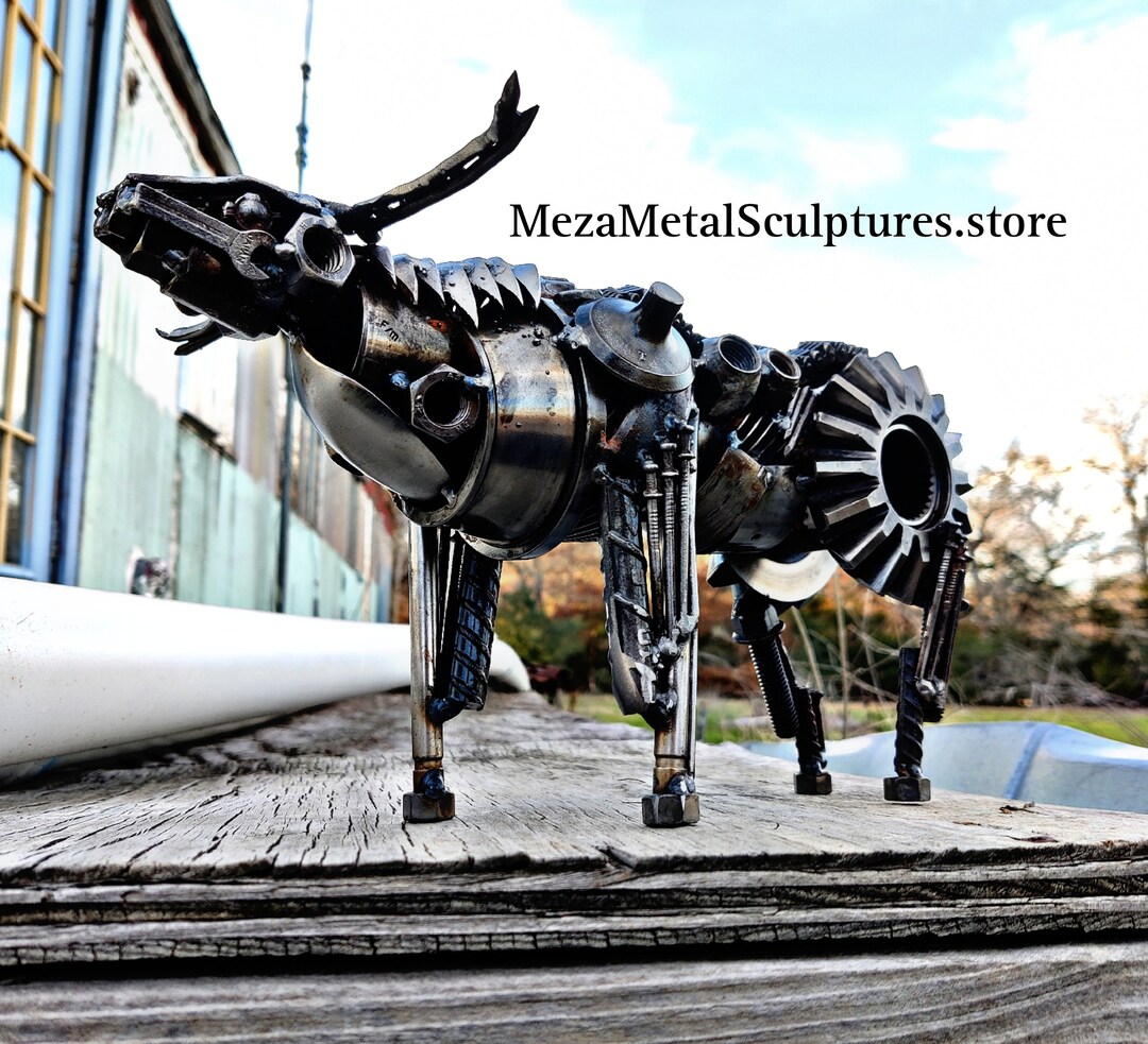 LONGHORN Bull Metal Art Sculpture, Bull, Toro Matador, Cowboy Gift ...
