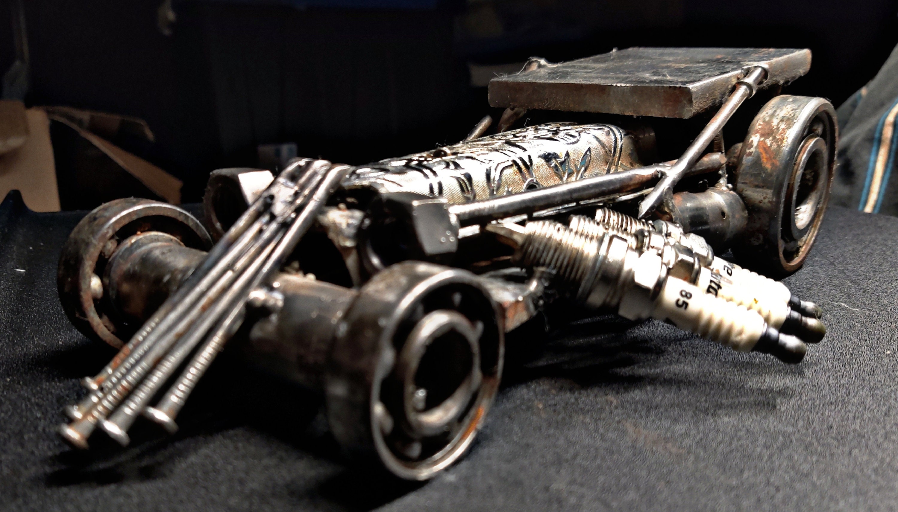 Custom Made Rat Rod Metal Art Sculpture Car - Etsy