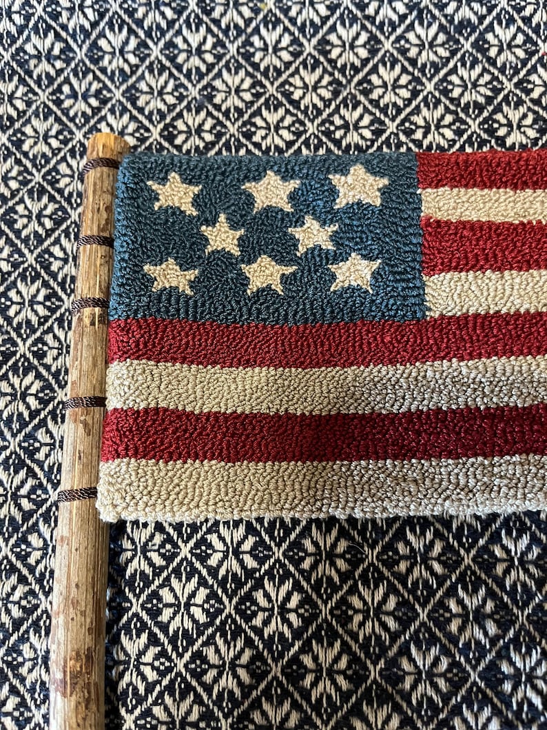 Parade Flag Punchneedle Pattern - Etsy