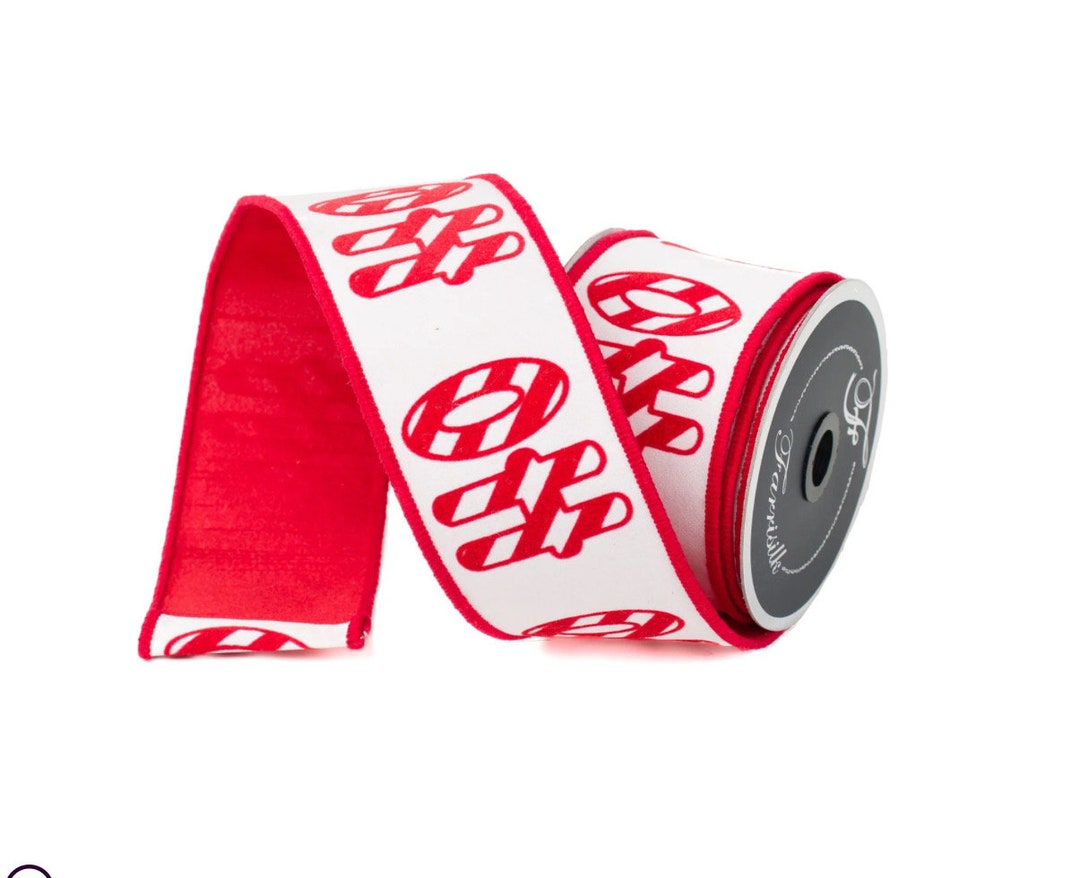 Farrisilk North Pole (HO HO) Ribbon - Etsy