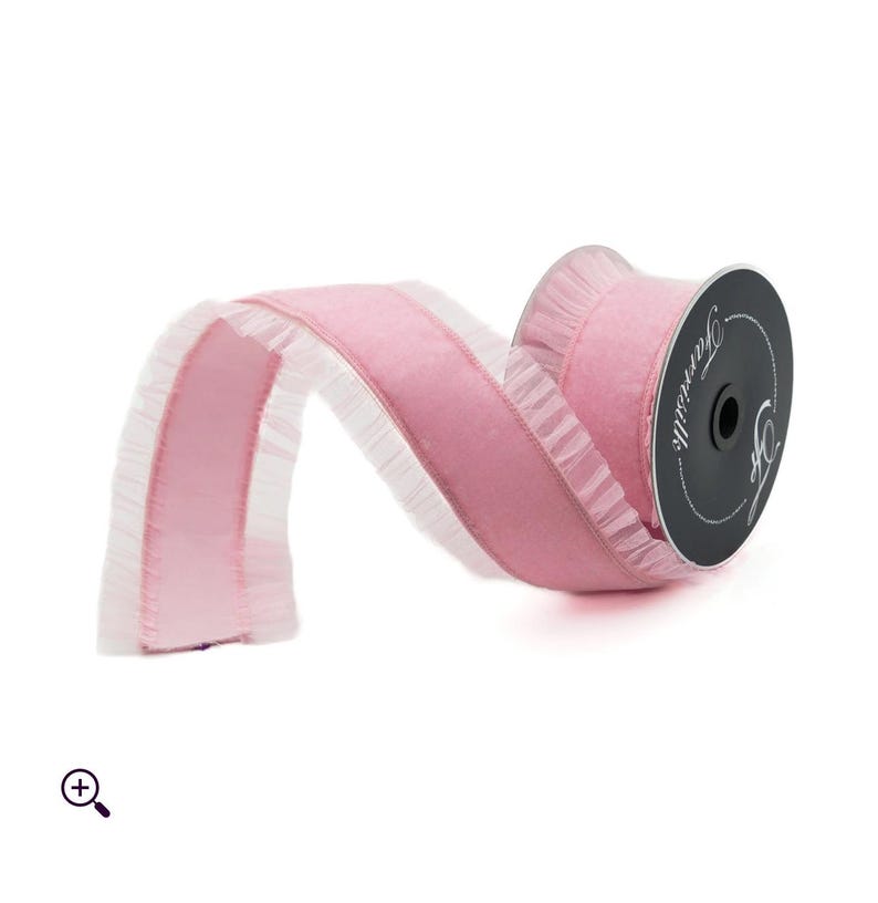 Farrisilk Sheer Ruffle Ribbon, Wired Ribbon, Luxury Ribbon - Etsy