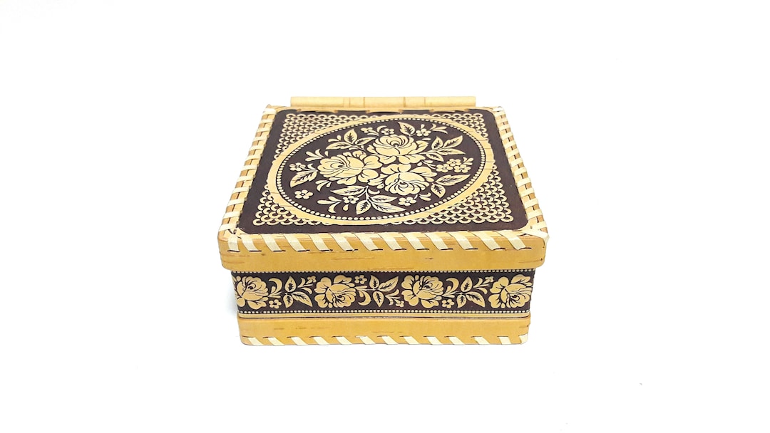 Wood Birch Bark Box Box Box Box Natural Organic Organic Product ...