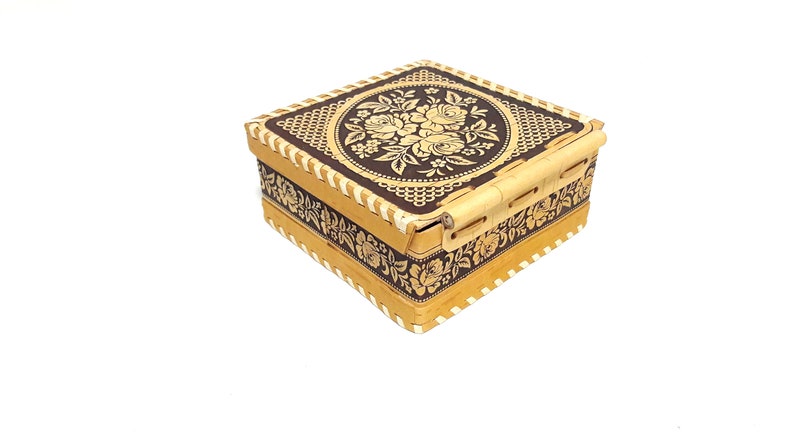 Wood Birch Bark Box Box Box Box Natural Organic Organic Product ...
