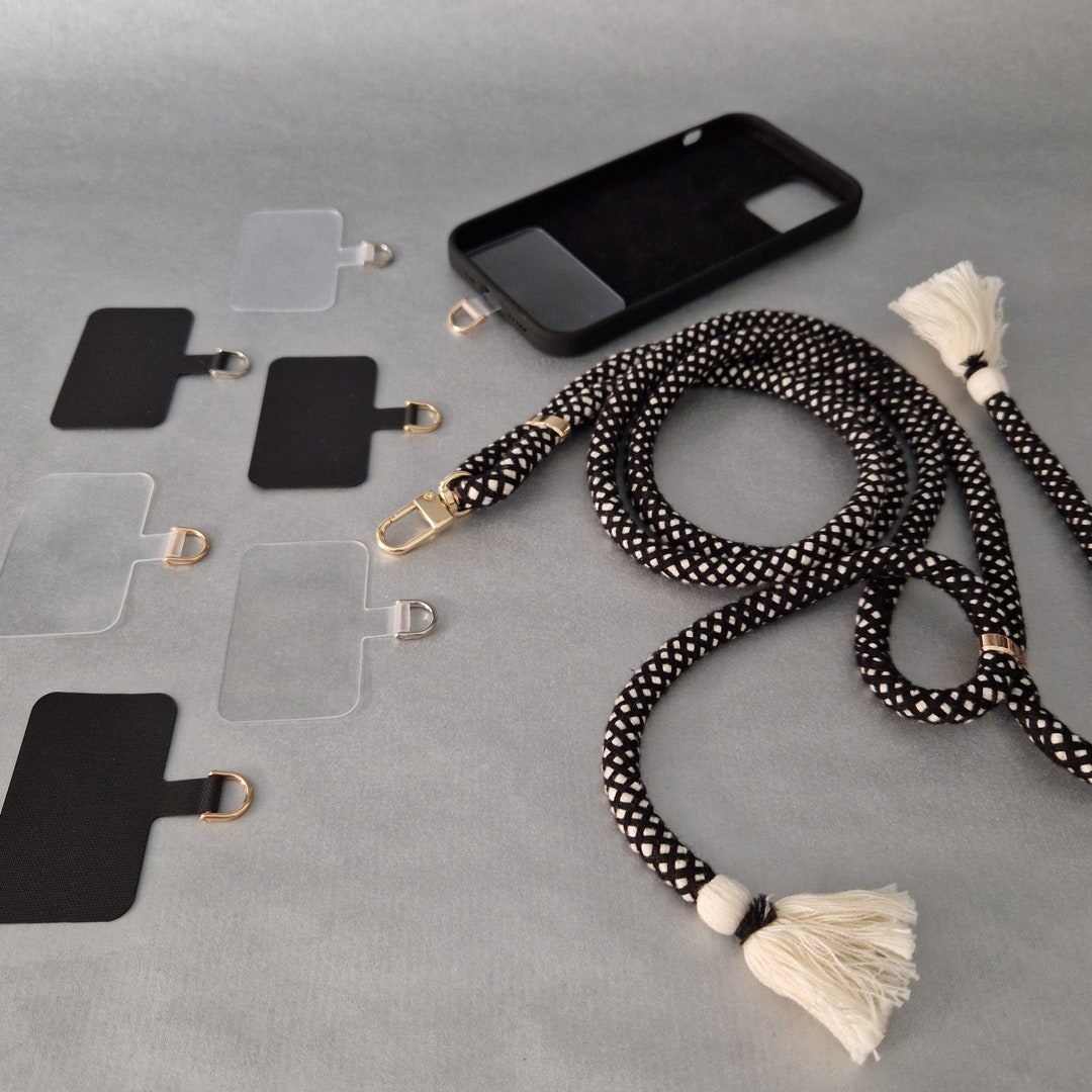 Set of 2 Mobile Phone Chain Adapters L Universal Mobile Phone Chain ...