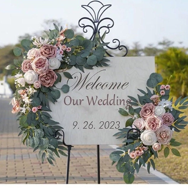 Arch Flowers for Wedding, Flowers Rustic Wedding, Wedding Sign ...