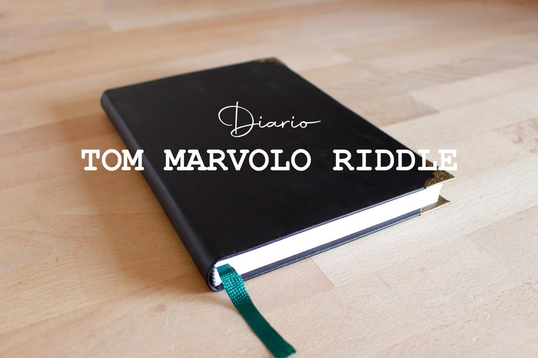Tom Riddle Diary - Handcrafted Harry Potter-inspired Notebook ...