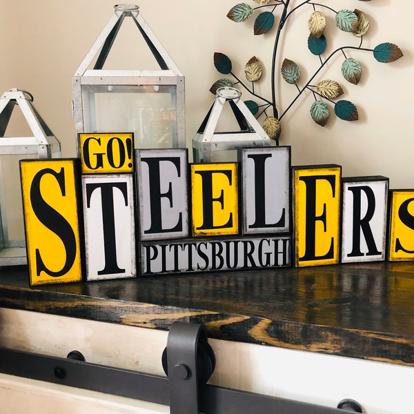 Steelers Wood Sign - Etsy