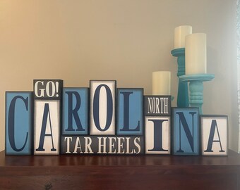 North Carolina Tar Heels - Etsy