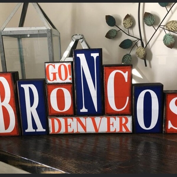 Denver Broncos Sign - Etsy