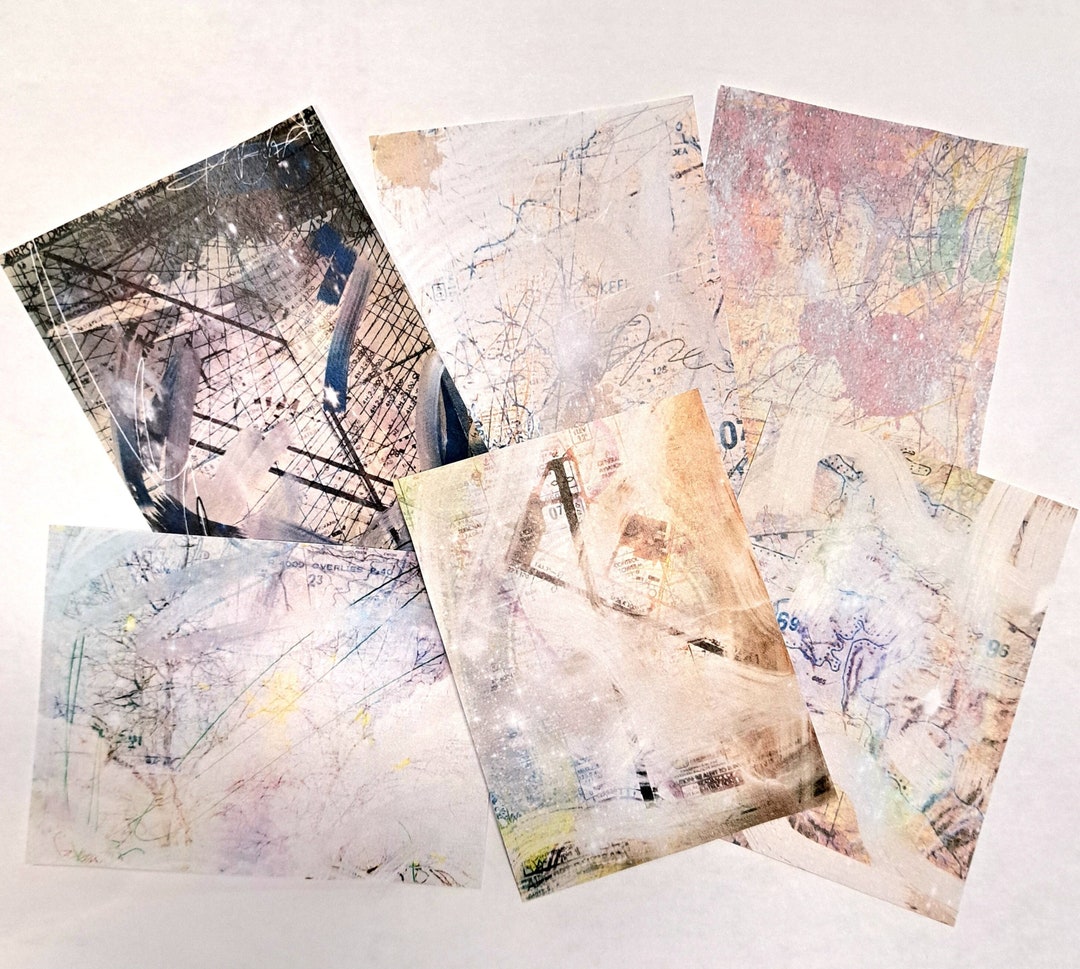 Digital Collage Aviation Map Art Printable - Etsy