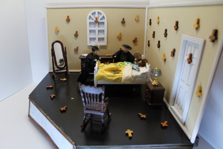 Shaking Bed Lit up the Exorcist Horror Movie Scene - Etsy