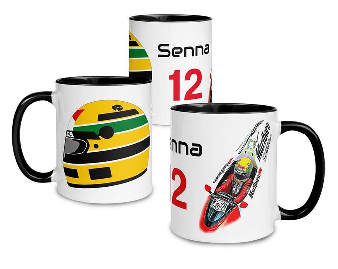 Artyon Senna Mug, F1 Mug, F1 Gift, Senna Mug, Mclaren, Mclaren Mug, F1 ...