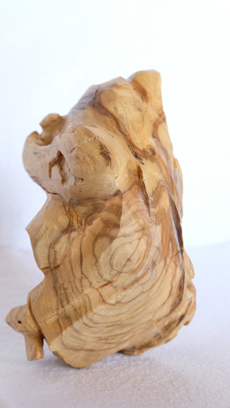 Mini Reclaimed Olive Wood Sculpture by Antonios Georgakis - Etsy