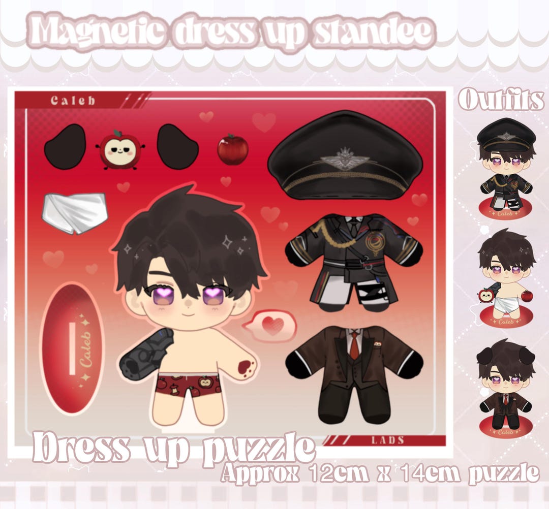 UNOFFICIAL LADS Caleb Magnetic Acrylic Puzzle Standee | 7 Magnetic ...