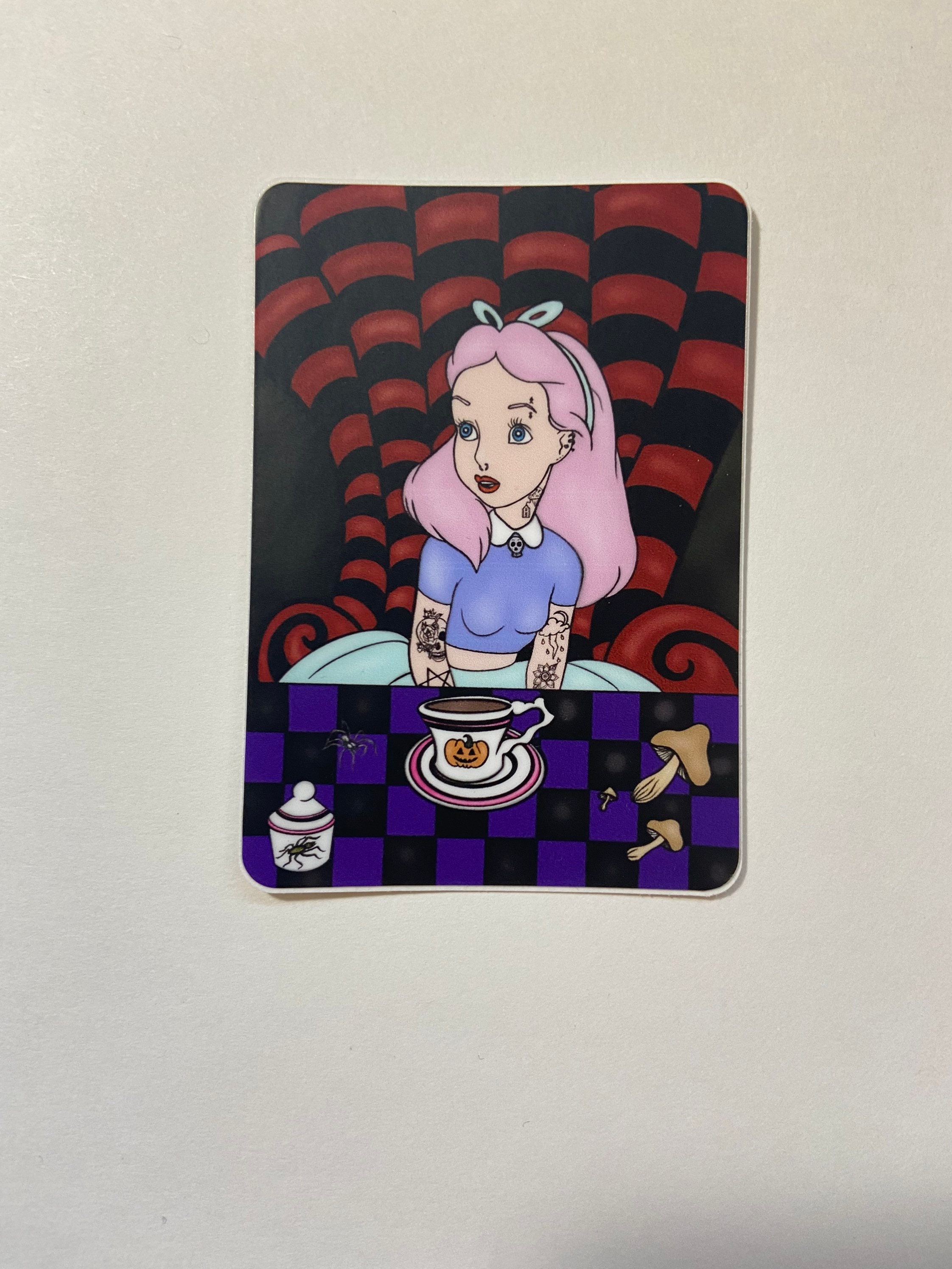 Alice in Wonderland Sticker - Etsy