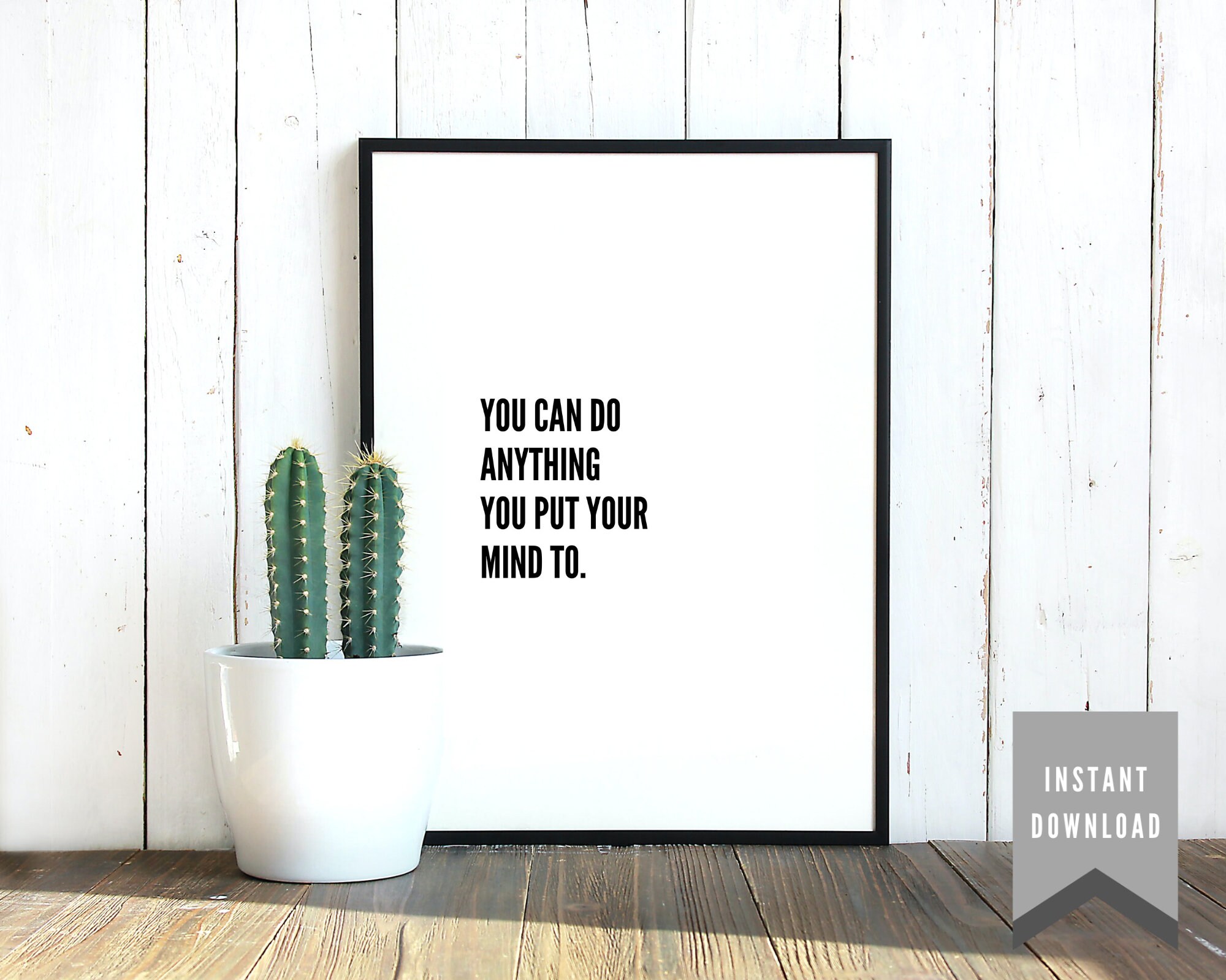 Minimal Popular Quote - "you Can Do Anything You Put Your Mind To ...