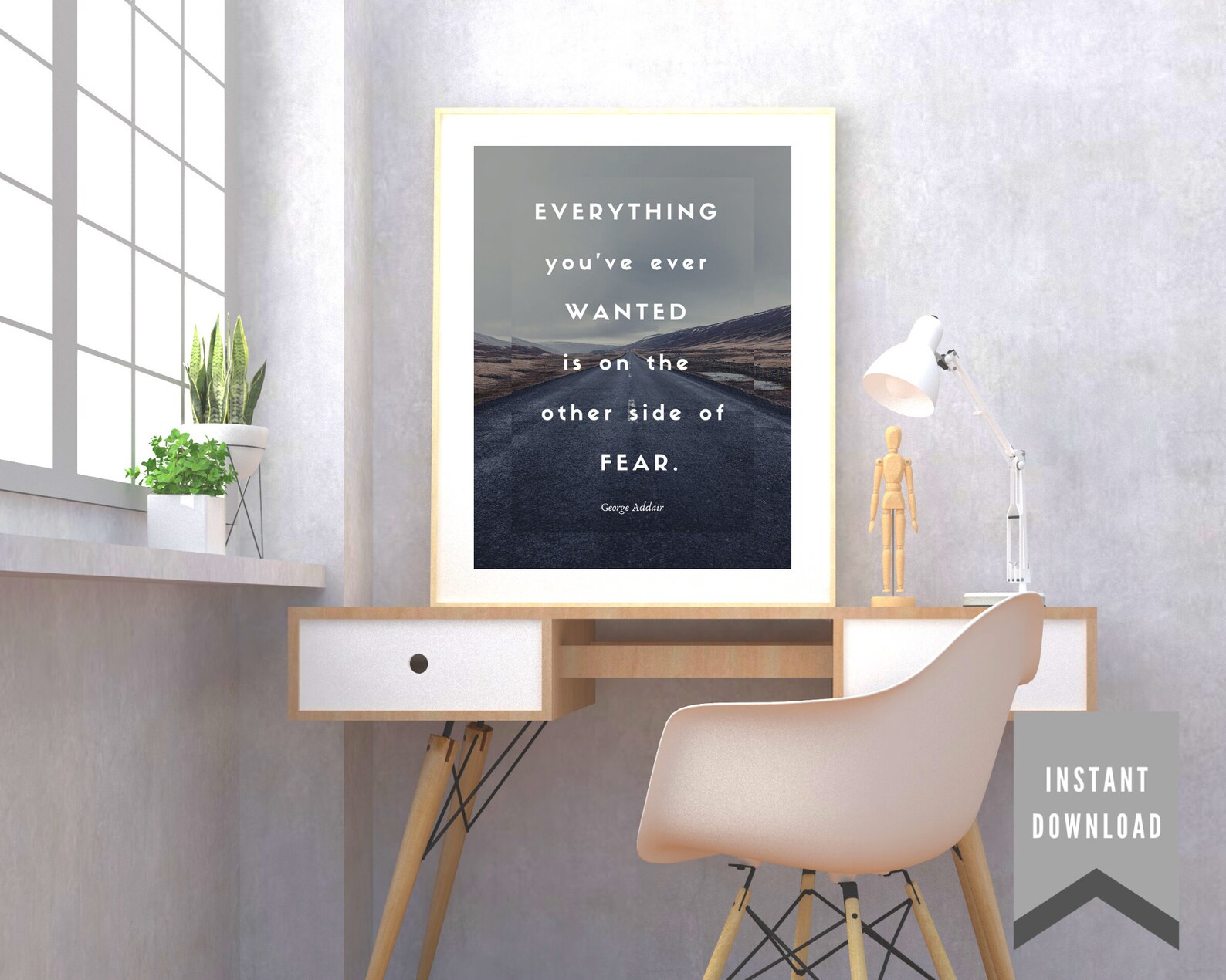 George Addair Quote Print - Motivational Home Decor (digital Download ...