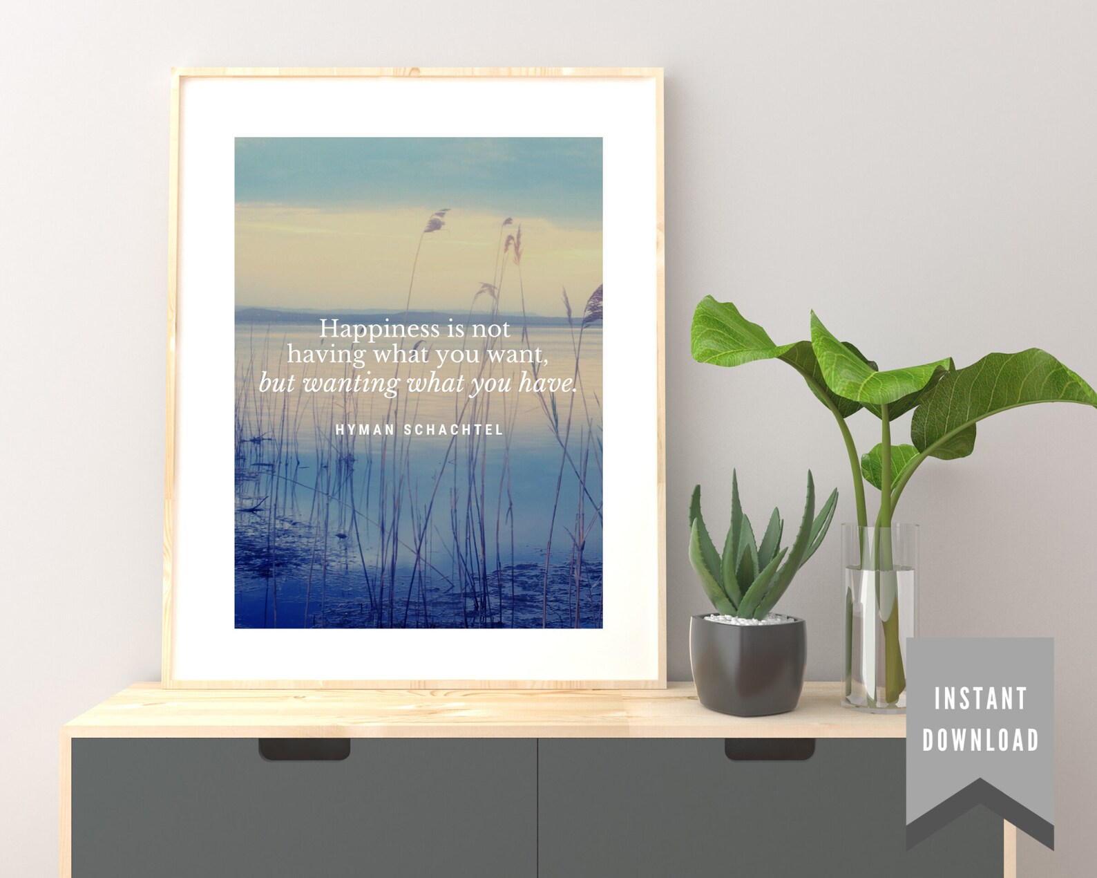 Hyman Schachtel Quote - "happiness is Not Having What You Want, but ...