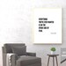 Minimal George Addair Quote everything You've Ever - Etsy