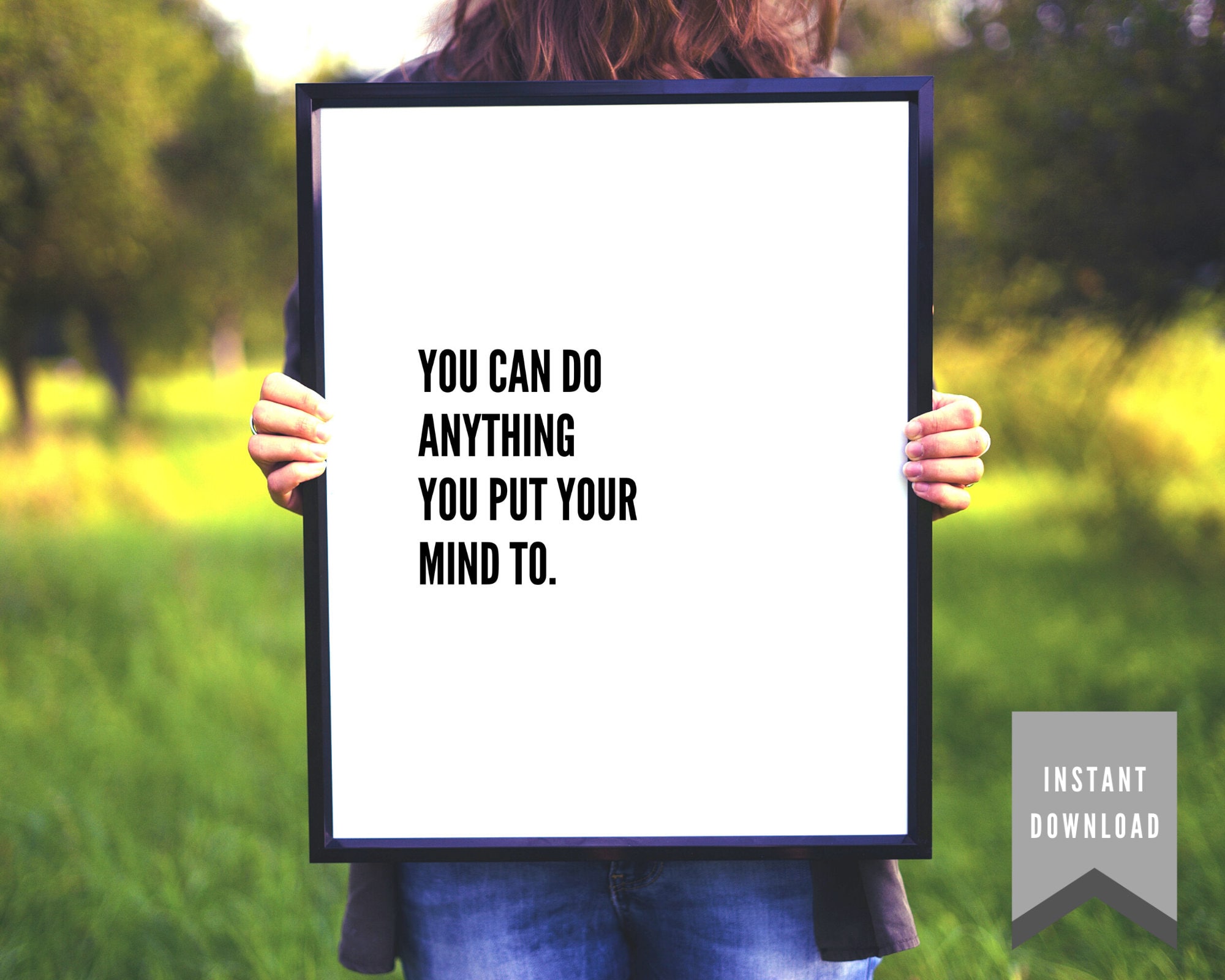 Minimal Popular Quote - "you Can Do Anything You Put Your Mind To ...