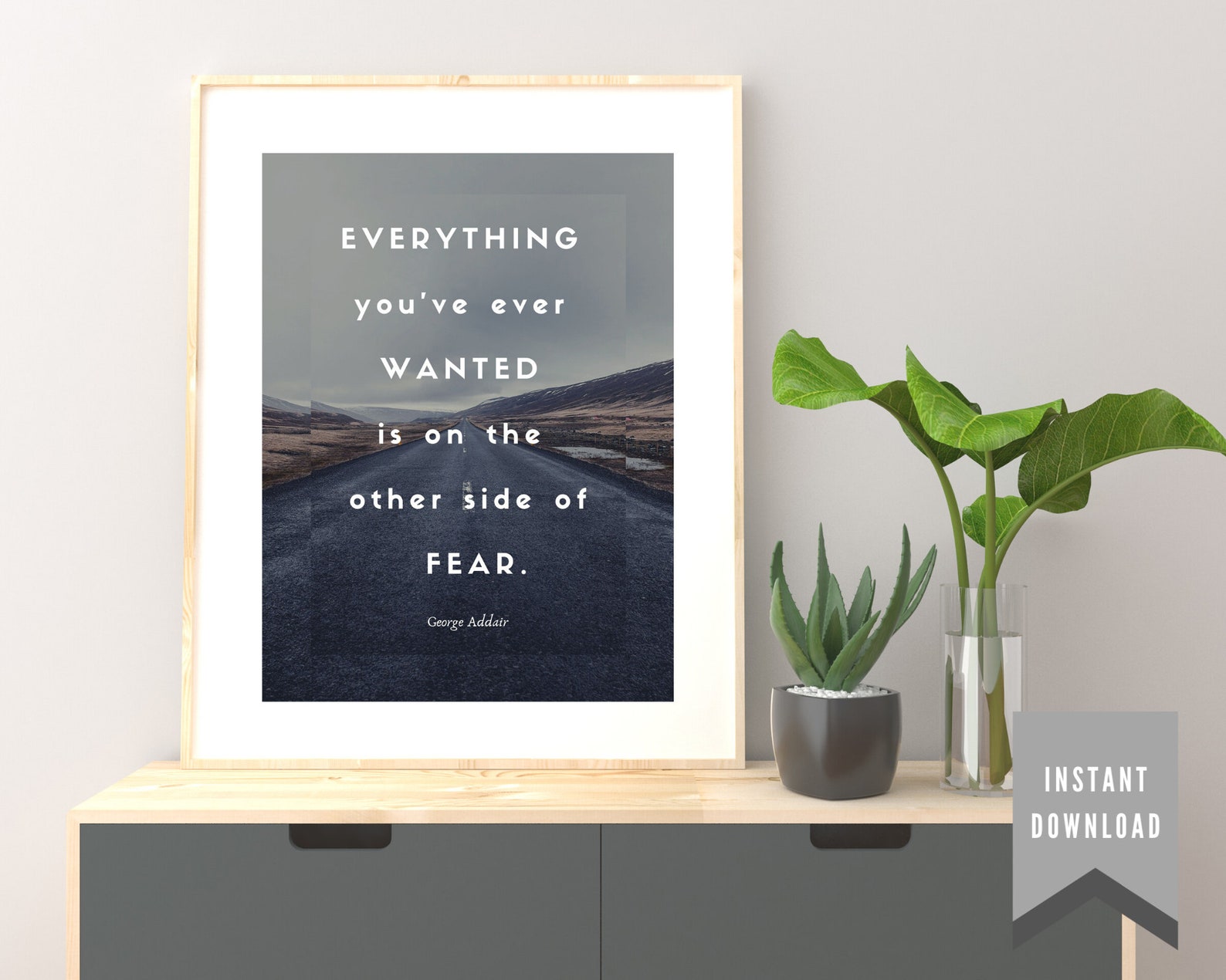 George Addair Quote Print - Motivational Home Decor (digital Download ...