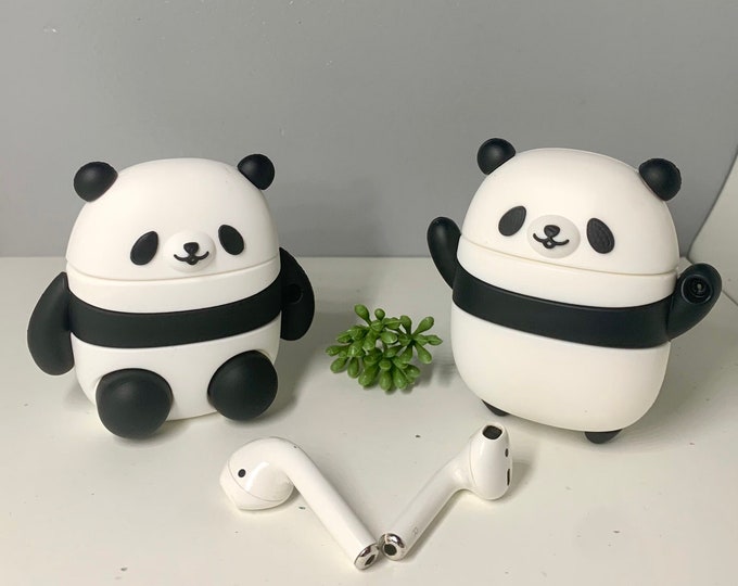 Kawaii Panda Bear 3D AirPod Case Generation 1&2, Protective Cover ...