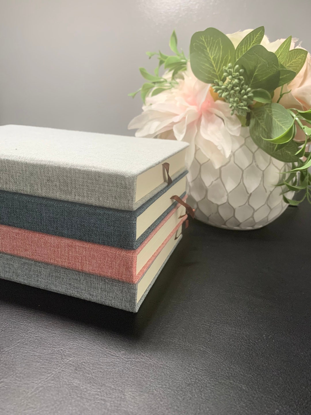 7.5x5 Soft Linen Notebook, Hardcover Fabric Cover Notebook Journal ...